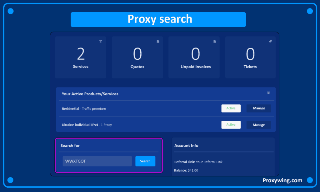 How to Easily Find and Manage Your Proxies in the Dashboard