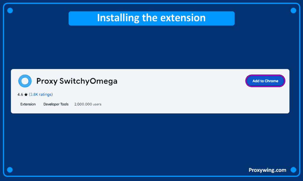 How to Configure a Proxy in SwitchyOmega Extension (Chrome & Edge)