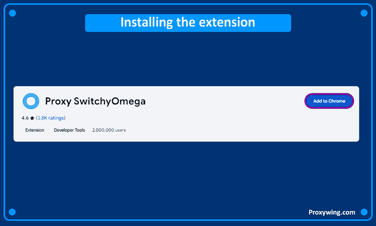 How to Configure a Proxy in SwitchyOmega Extension (Chrome & Edge)