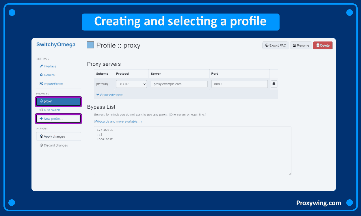 How to Configure a Proxy in SwitchyOmega Extension (Chrome & Edge)