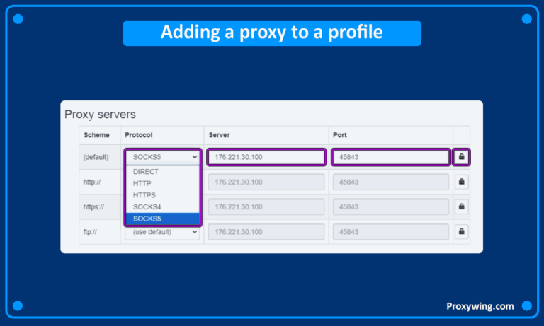 How to Configure a Proxy in SwitchyOmega Extension (Chrome & Edge)