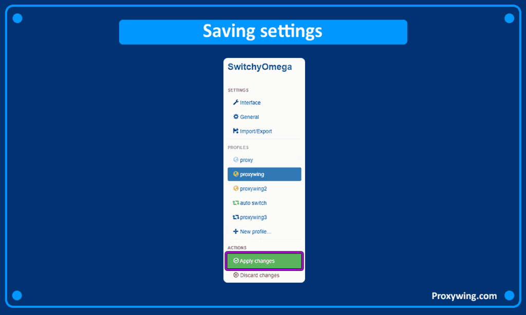 How to Configure a Proxy in SwitchyOmega Extension (Chrome & Edge)