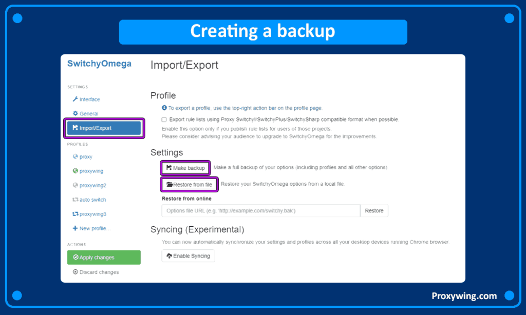 How to Configure a Proxy in SwitchyOmega Extension (Chrome & Edge)
