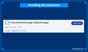 How to Configure a Proxy in SwitchyOmega Extension (Chrome & Edge)